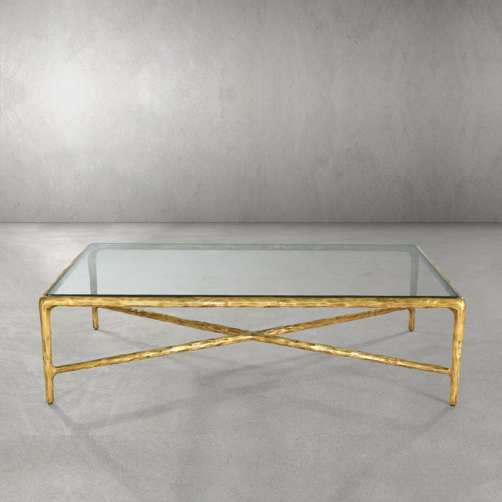 Thaddeus Glass Rectangular Coffee Table – Alleylighting