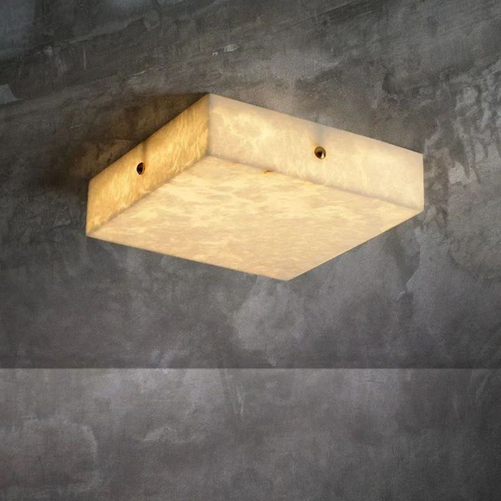 Alabaster Square Flushmount,Alabaster Ceiling Lights,Alabaster Lamps ...