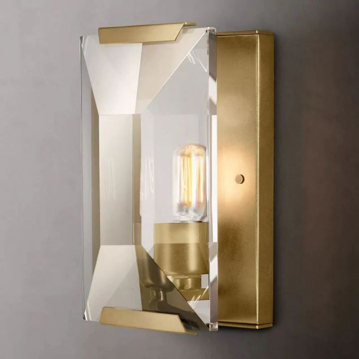 Aubrey Crystal Wall Sconce,Wall Sconce Glass,Wall Sconce Indoor ...