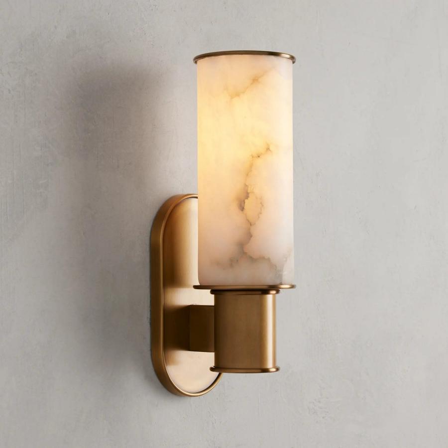 Harlin Wall Sconce in Alabaster – Alleylighting