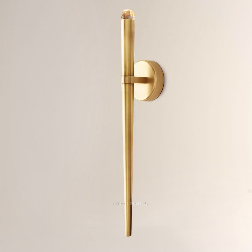 Helly Modern Torch Wall Sconce,Modern Brass Wall Sconce Indoor ...